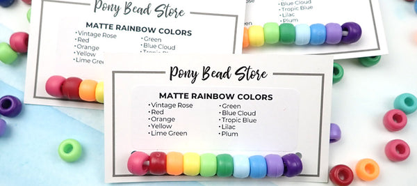 July Color Card - Pony Bead Store